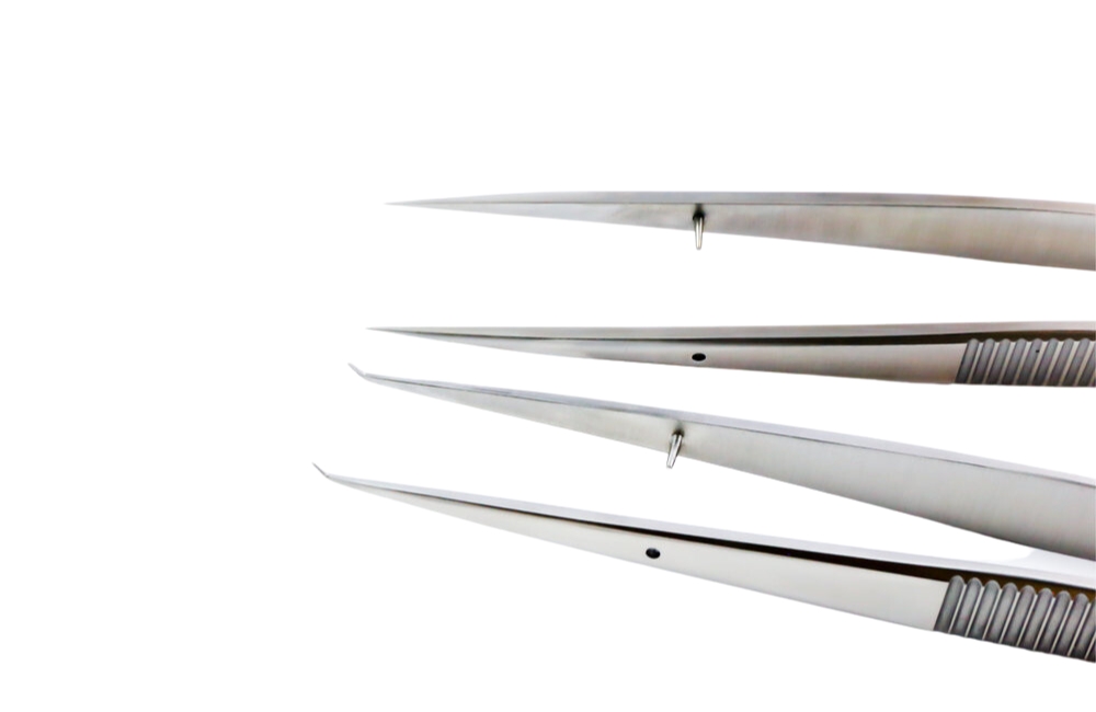 Microsurgery forceps Straight and 45 degree. - Kiyan Care