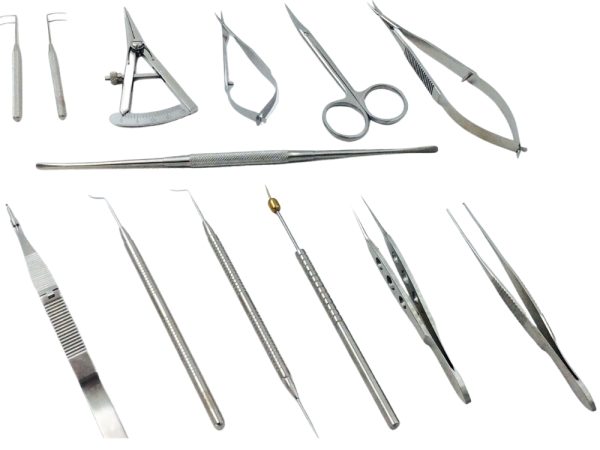 Microsurgery instruments kit set Ophthalmic Surgery - Kiyan Care