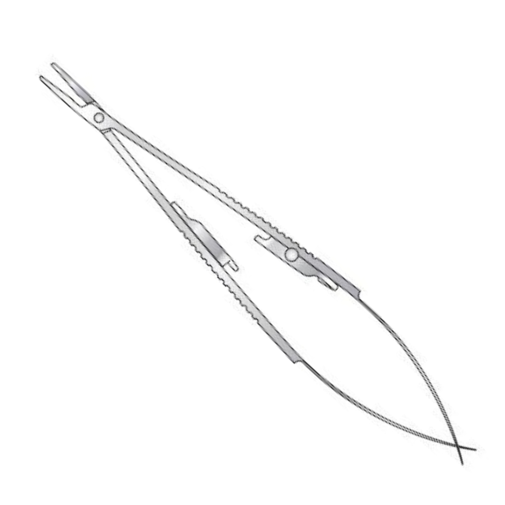 Straight Needle Holder Forceps – 200mm with TC Jaws