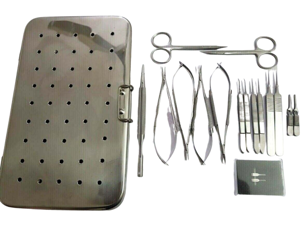 Microsurgical Hand surgery instruments set. - Kiyan Care